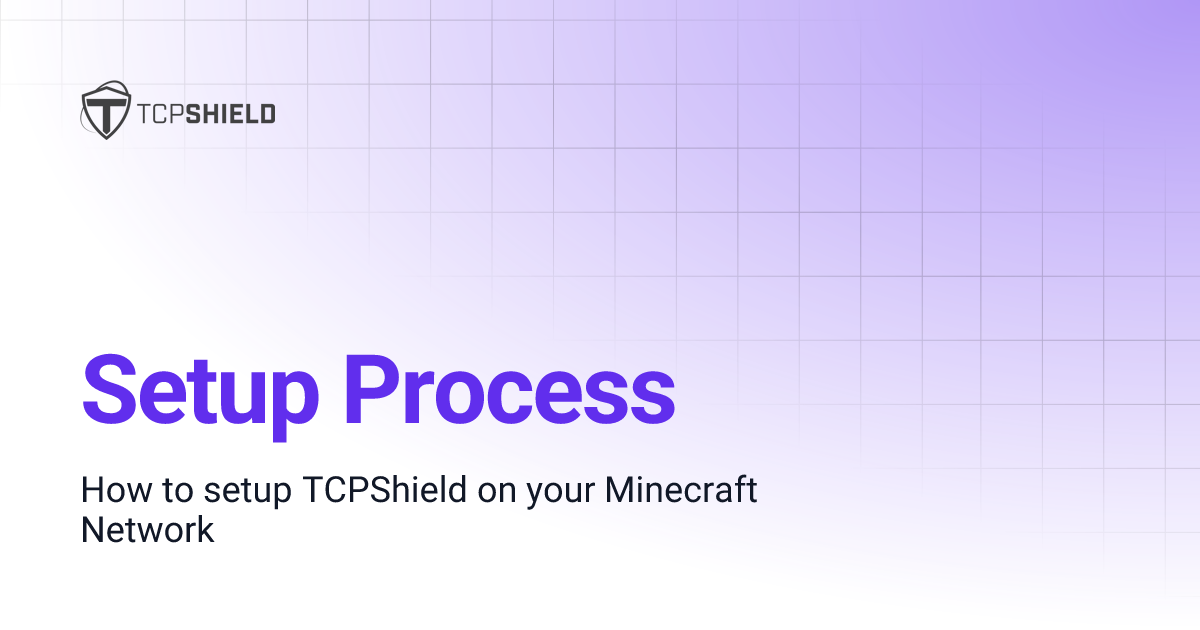 Setup Process | TCPShield